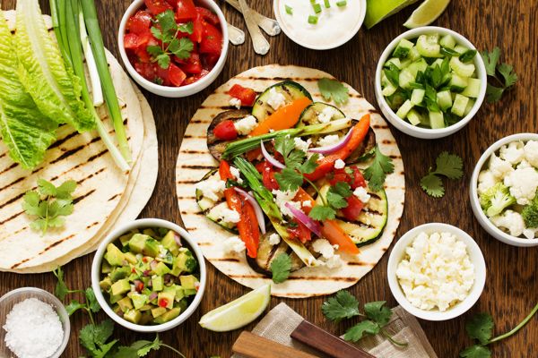 Sabrosos tacos de verduras al estilo mexicano - Disfruta & Verdura