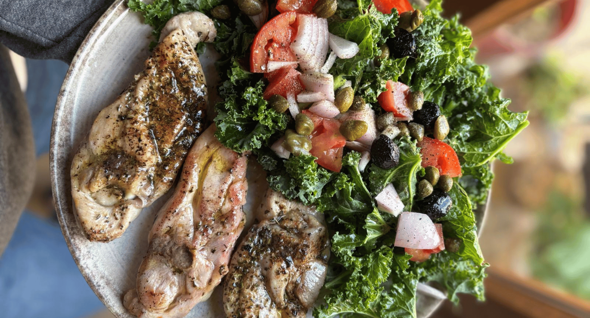 Ensalada de col kale - Disfruta & Verdura